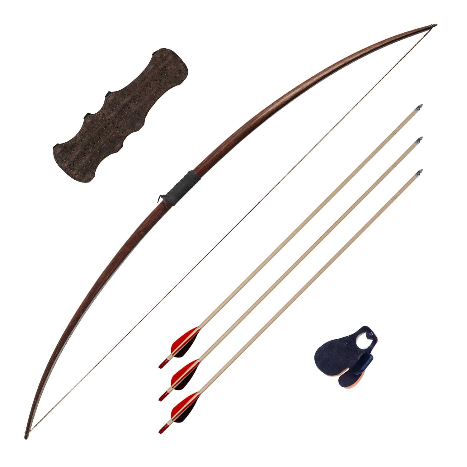 Set Longbow Marksman 68 inch dark | Archery Beier Online Shop, 149,33