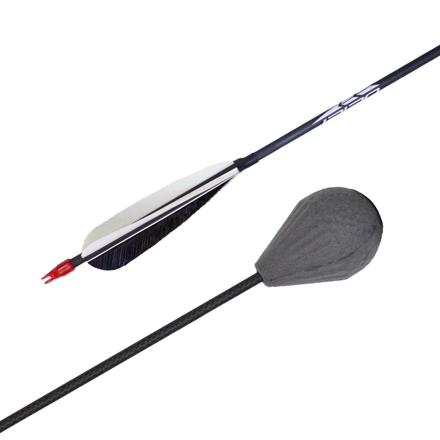 LARP Pfeil Carbon mit Naturfedern | Bogensport Beier Online Shop, 17,06